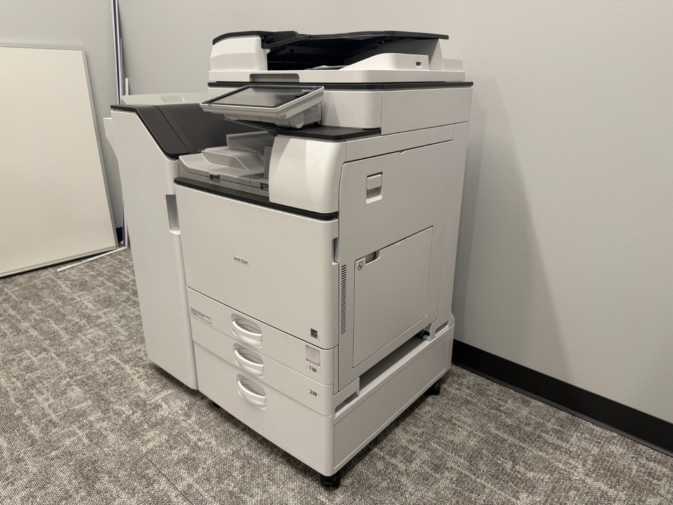 Ricoh MP 3555 Copier Printer Scanner Fax Finisher/ Only 59k Meter | eBay