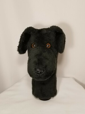 Vintage Black Labrador Head Cover | eBay