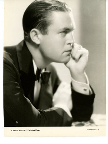 Vintage 8x10 Trimmed Photo Actor Chester Morris 1932 | eBay