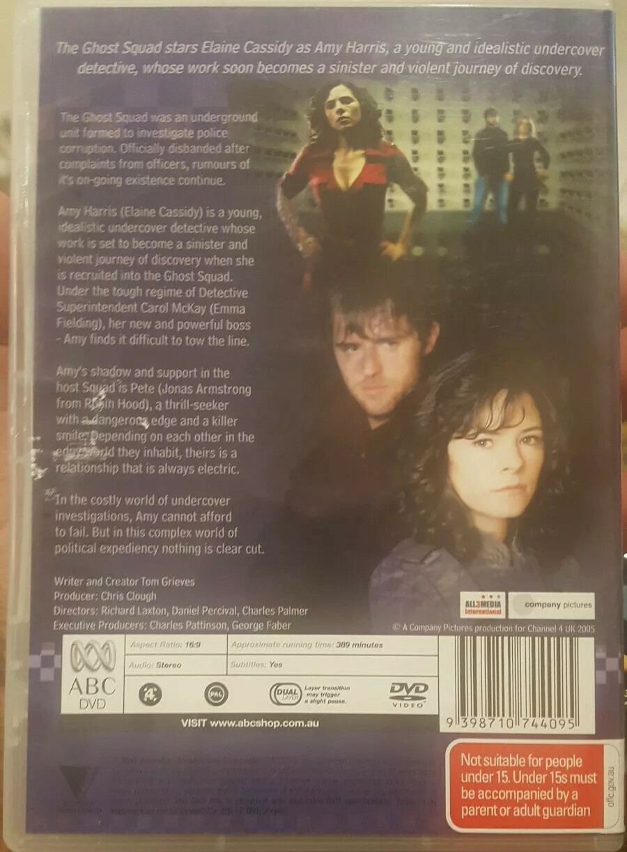 THE GHOST SQUAD RARE DVD ELAINE CASSIDY EMMA FIELDING BRITISH CRIME TV ...