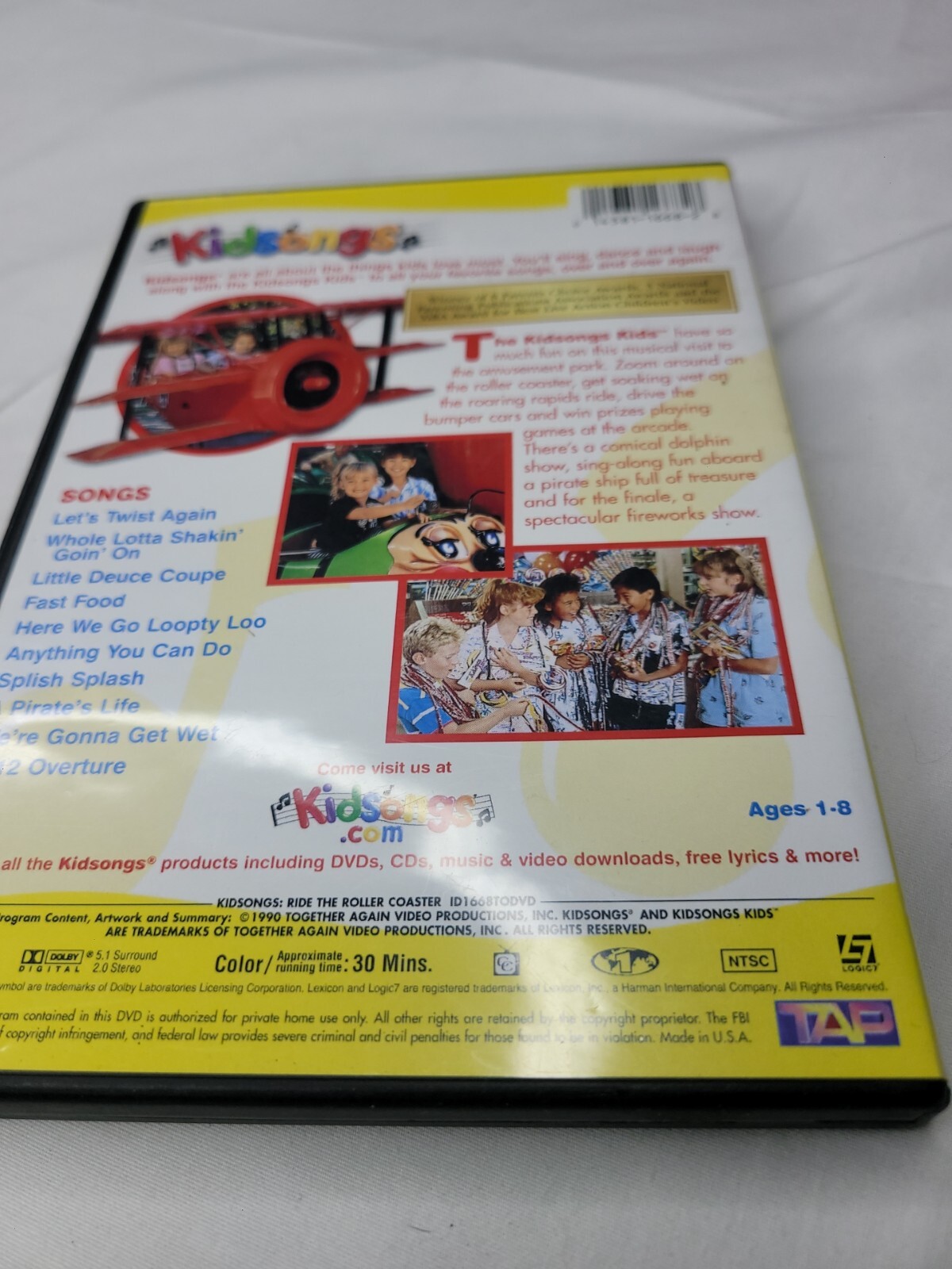 Kidsongs Ride The Roller Coaster Vhs Ebay