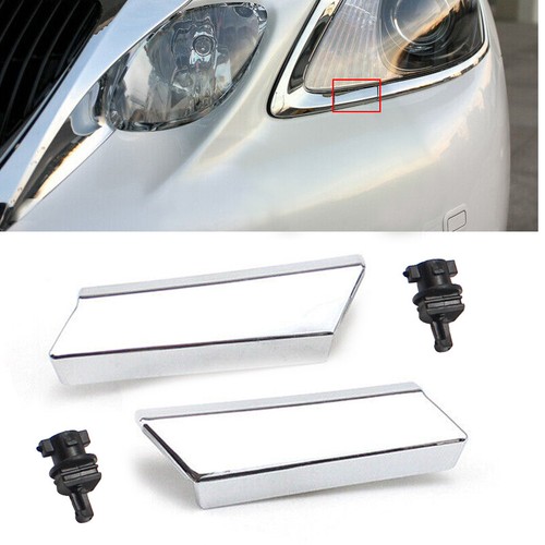 Headlight Washer Nozzle Cover & Clip Set Fit For Lexus GS300 GS350 ...