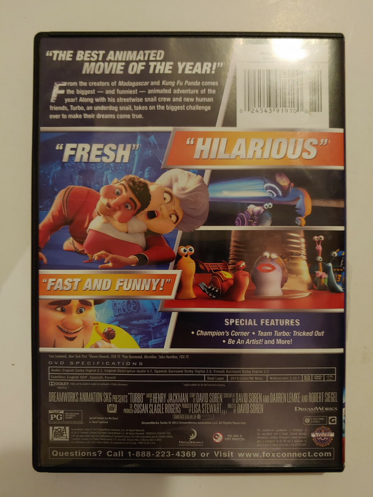 Turbo (DVD Dreamworks) | eBay