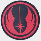 STAR WARS JEDI ORDER LOGO SYMBOL TACTICAL ARMY RED BLACK OPS PVC HOOK ...