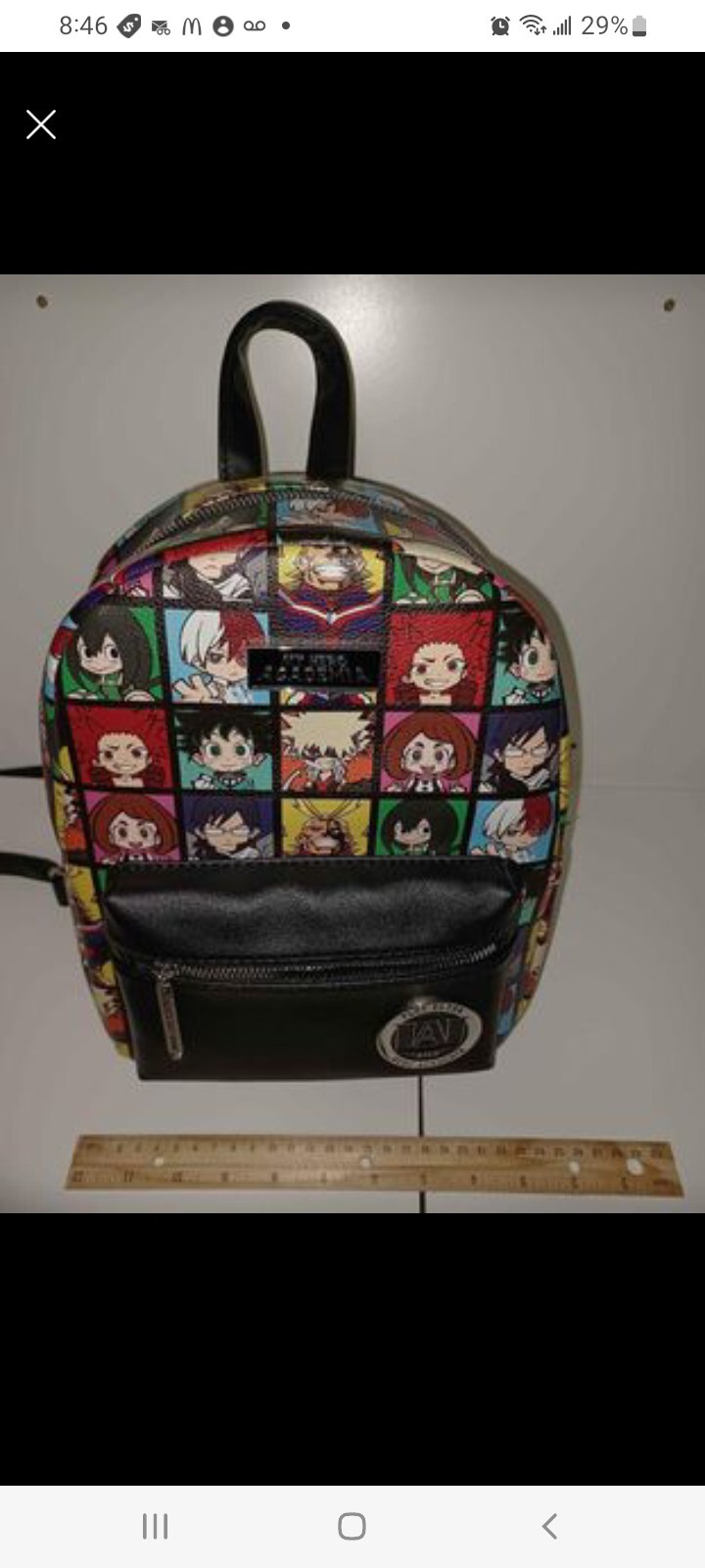 My Hero Acedemia backpack chibi grid - Gem