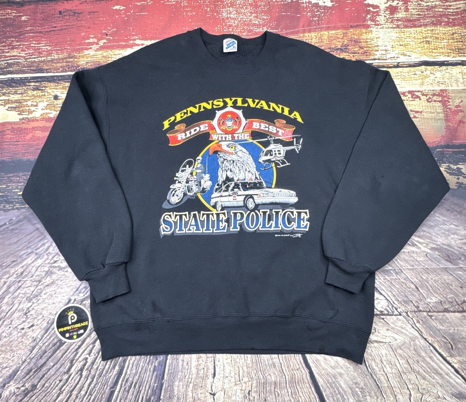 VTG 90s Pennsylvania State Police Trooper Sweatshirt … - Gem