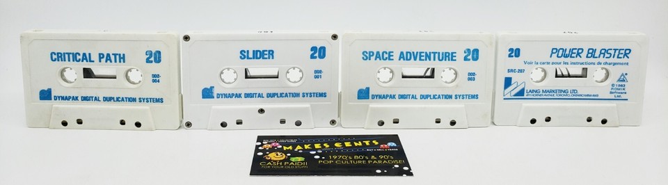 4 - COMMODORE VIC-20 CARTRIDGES/CASSETTE GAMES FOR COMMODORE VIC-20 | eBay