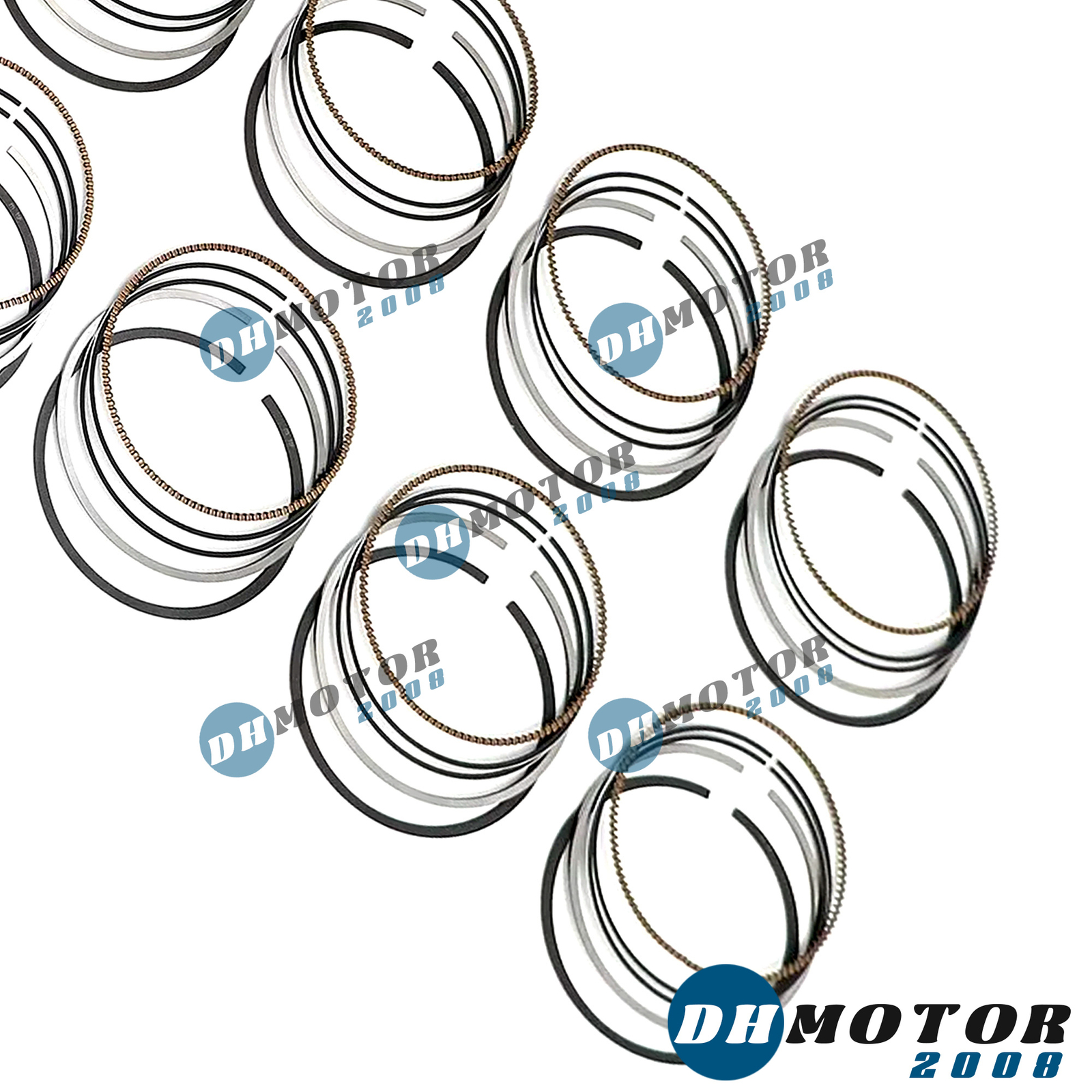 8X piston rings for BMW E53 E60 E65 N62B44 545i 645i 745i X5 4.4L ...