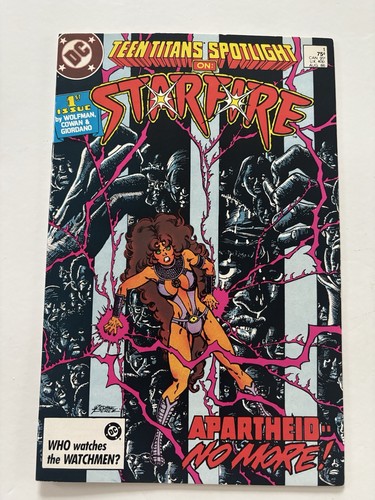 Teen Titans Spotlight on Starfire! #1. George Perez Cover! | eBay UK