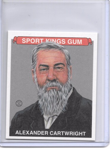 2015 SportKings ALEXANDER CARTWRIGHT MINI BASE CARD SP FATHER OF ...