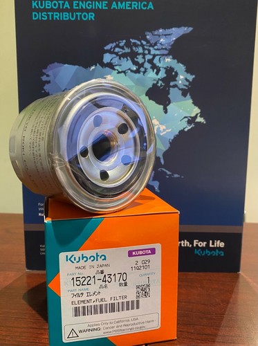Genuine OEM Kubota Fuel Filter 15221-43170 NEW SEALED | eBay
