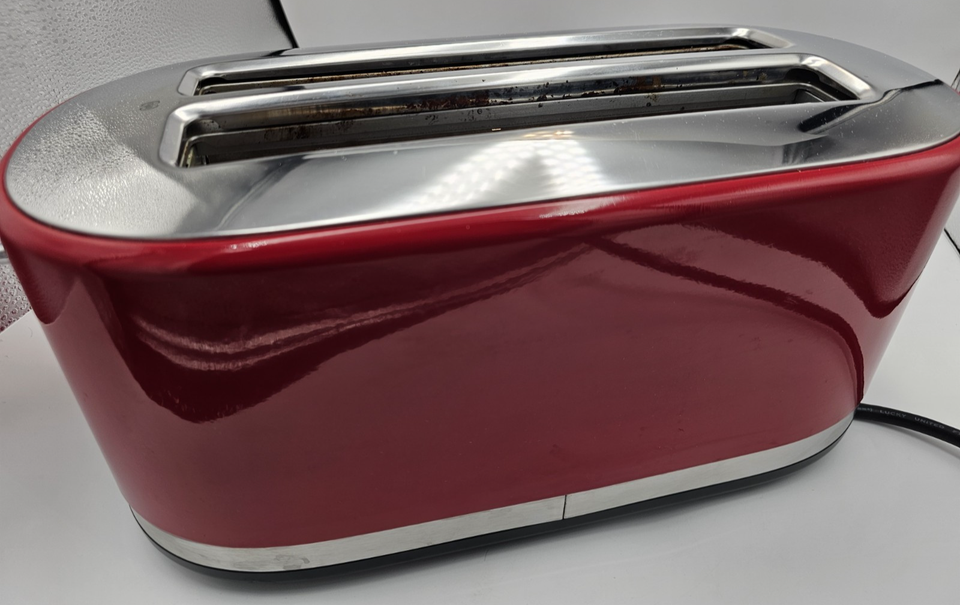 KitchenAid KMT4116ER 4 Slice Long Slot Toaster High Lift Lever, Empire ...