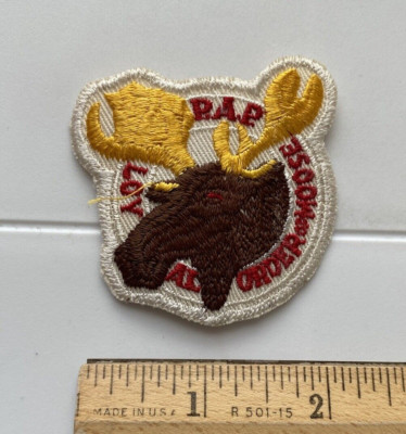 PAP Loyal Order of Moose Logo Souvenir Embroidered Fraternal Patch ...