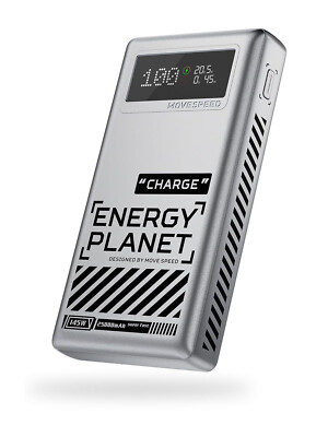 MOVE SPEED Power Bank 100W, 25000mAh Laptop Portable Charger, Fast PD 3 ...