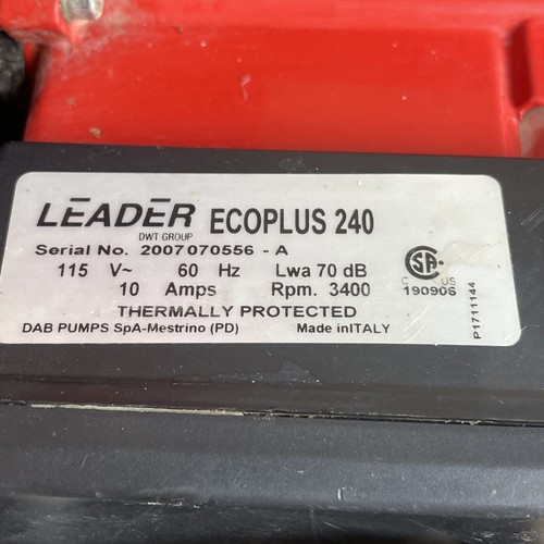 Leader Ecotronic Ecoplus 240 3/4 HP Multistage Pump For Hydroponic Pond ...