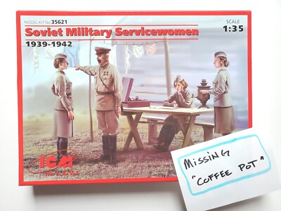 ICM 1:35 *MISSING COFFEEPOT* Soviet Military Servicewomen WWII 4Figure ...