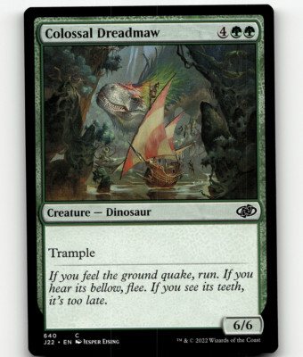MTG Colossal Dreadmaw Jumpstart 2022 Common | eBay