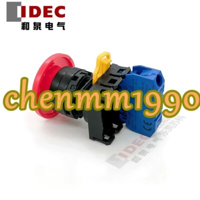 1PC NEW IDEC Mushroom head switch button YW1B-M4E10R YW-E10 1 Normally ...