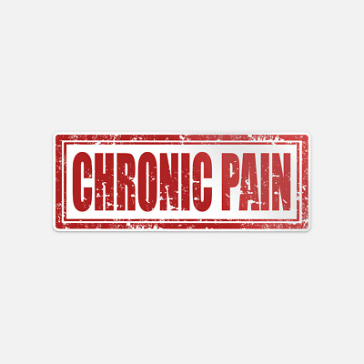 Chronic Pain Grunge Stamp Vinyl Sticker Decal | eBay