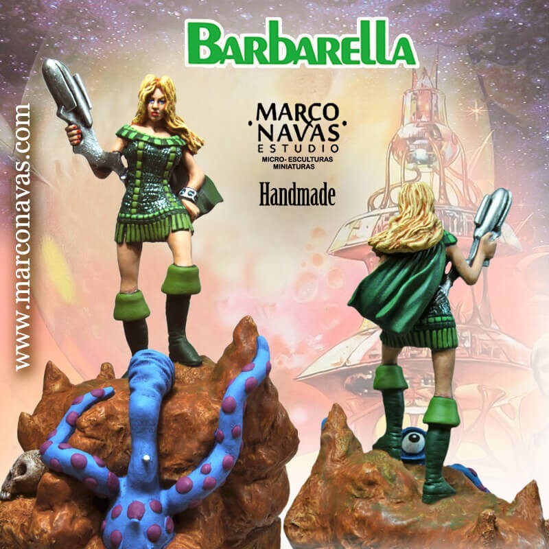 MARCO NAVAS STUDIO LIMITED EDITION HAND PAINTED BARBARELLA (1 FIGURE ...