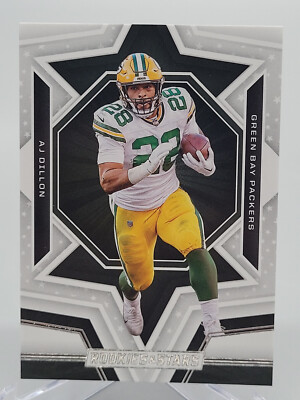 2023 PANINI ROOKIES & STARS AJ DILLON FOOTBALL CARD PACKERS NFL donruss ...