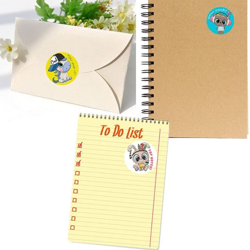 500pcs Cute Reward Stickers Motivational Sticker for Kids School Reward ...