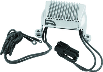 Twin Power Voltage Regulator Chrome Replaces 74505-97 Fits 97-01 FLH ...