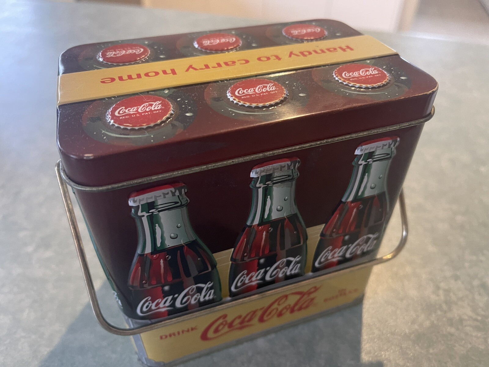 THE TIN BOX COMPANY - COCA COLA TIN - 6 BOTTLE CARTON | eBay