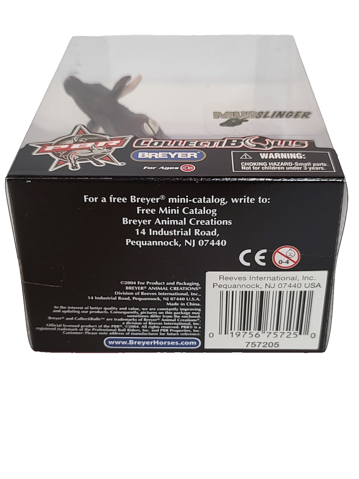 Breyer. PBR Collectibulls, Bull Figurine, " Mudslinger " 2005 NIB | eBay