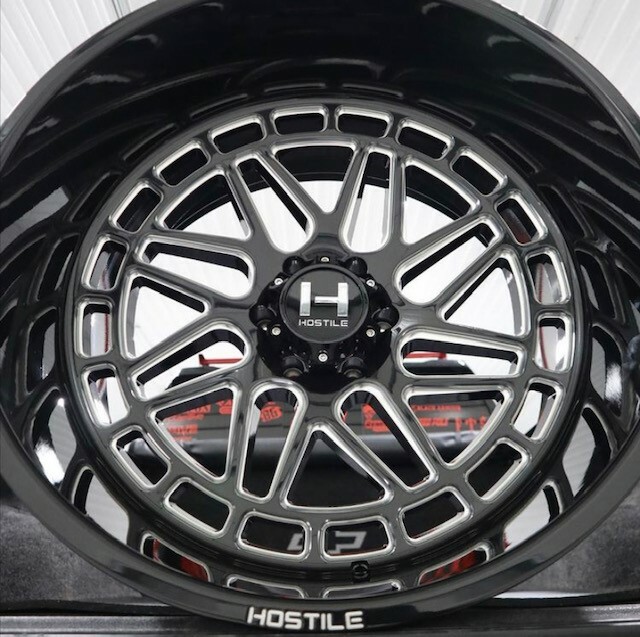 IN STOCK 4 new 20x12 Hostile Reaper Black Milled H122 Wheel 6x135 Ford ...