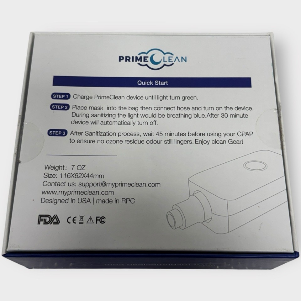 NEW Prime Clean Cpap Pap Cleaning Device Model HET-N104 - Free Shipping ...