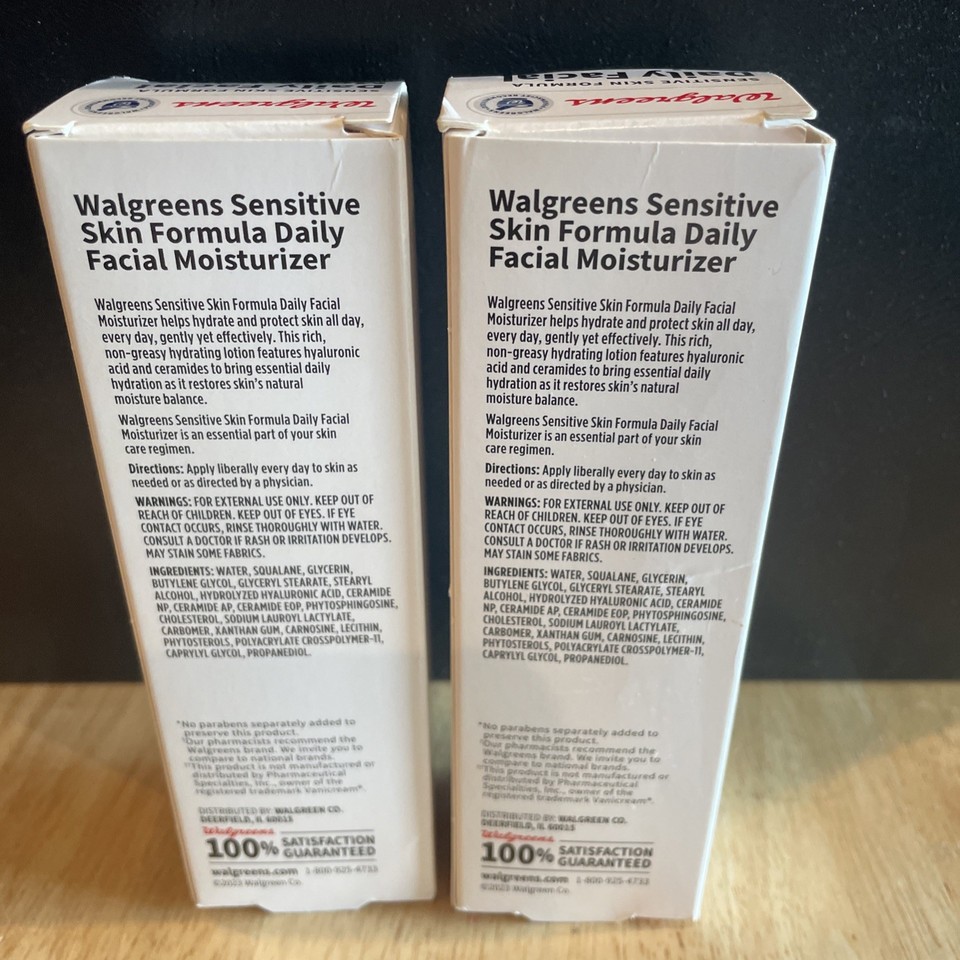 Daily Facial Moisturizer Sensitive Skin Formula Compares To Vanicream ...
