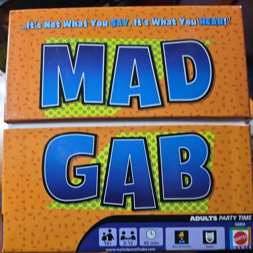 MAD GAB Board Game 2009 Patch Products Word Party Game G6850 NEW Sealed ...