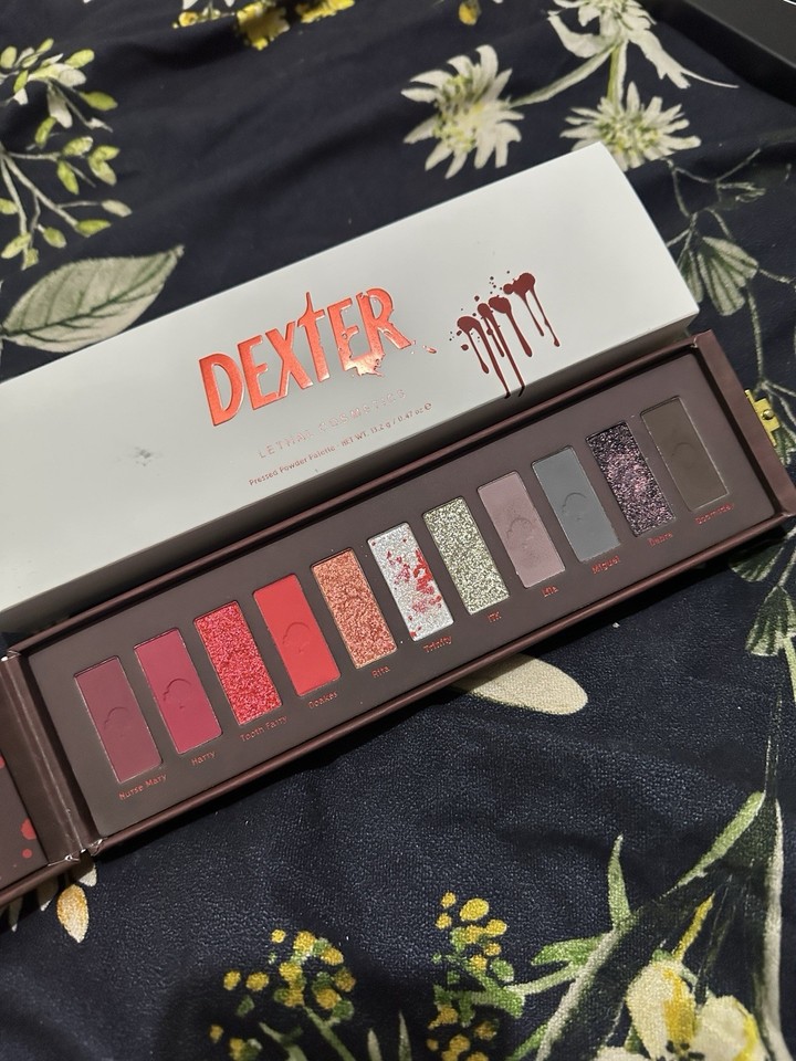 Lethal cosmetics X Dexter Palette Indie Eyeshadow | eBay UK