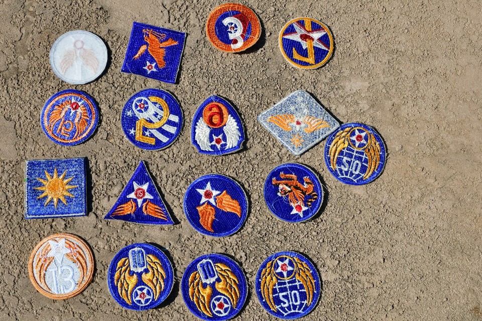 WW2 17 USAAC USAAF US Army Air Corp Force patch AAC 3rd 8th 9th 11th ...