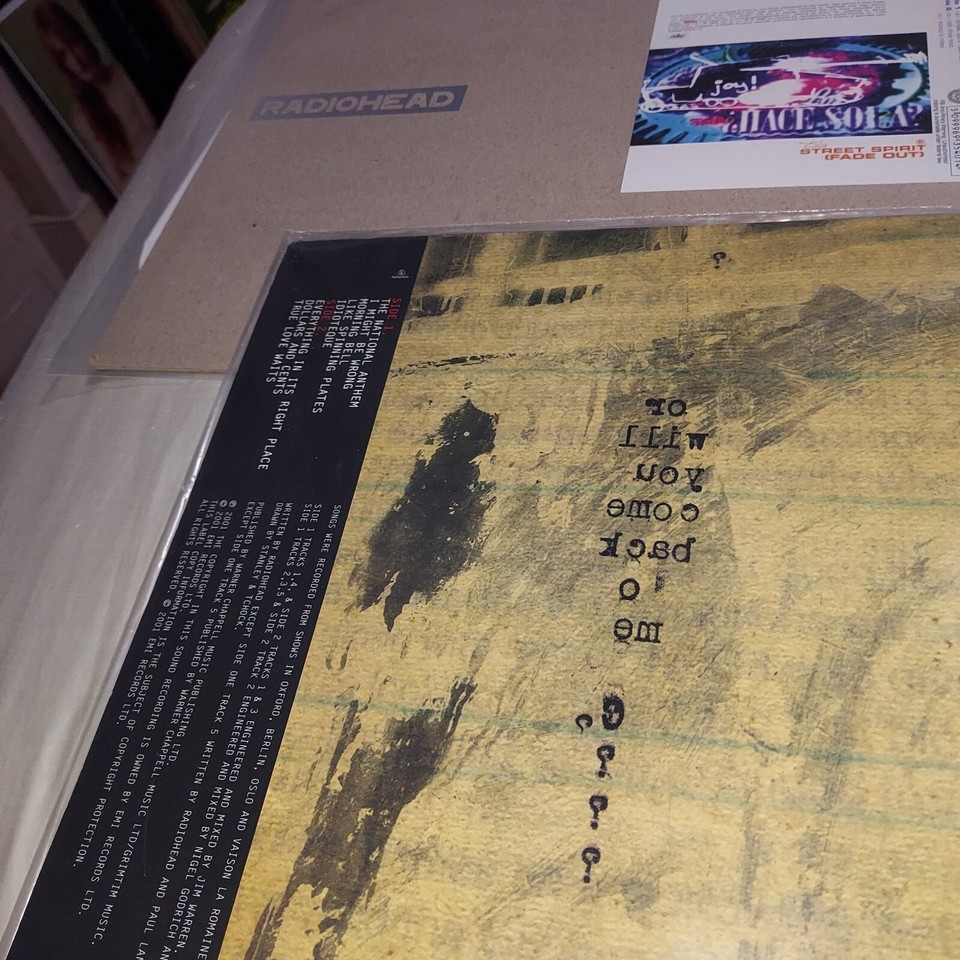 Radiohead Collection Vinyl Signed Book CDs Stickers 2 Rex Thom Yorke ...