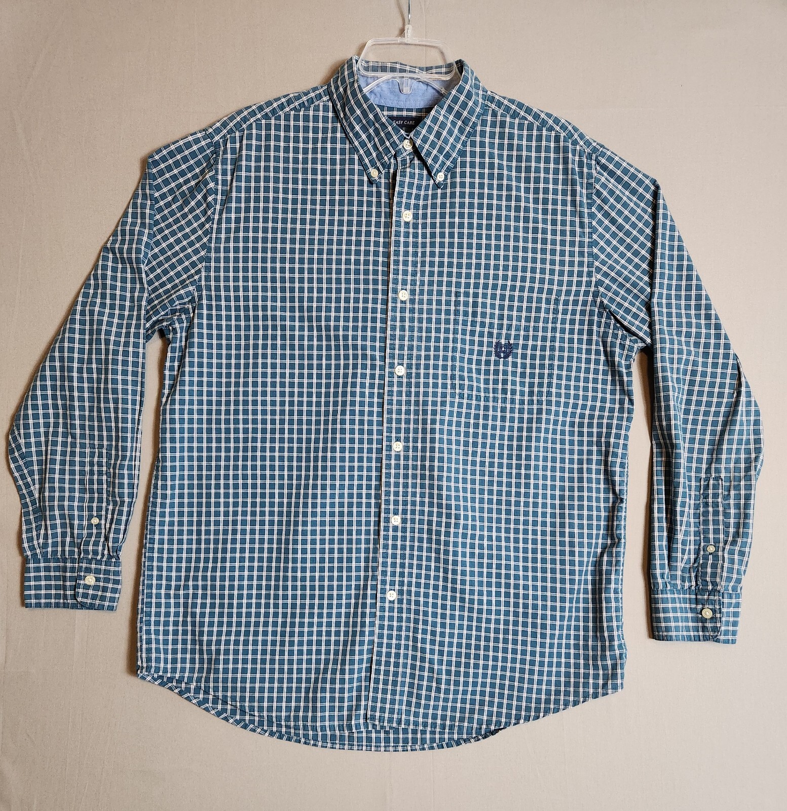 Chaps Ralph Lauren Shirt Men's Collared Long Sleeve Button Up Size Large