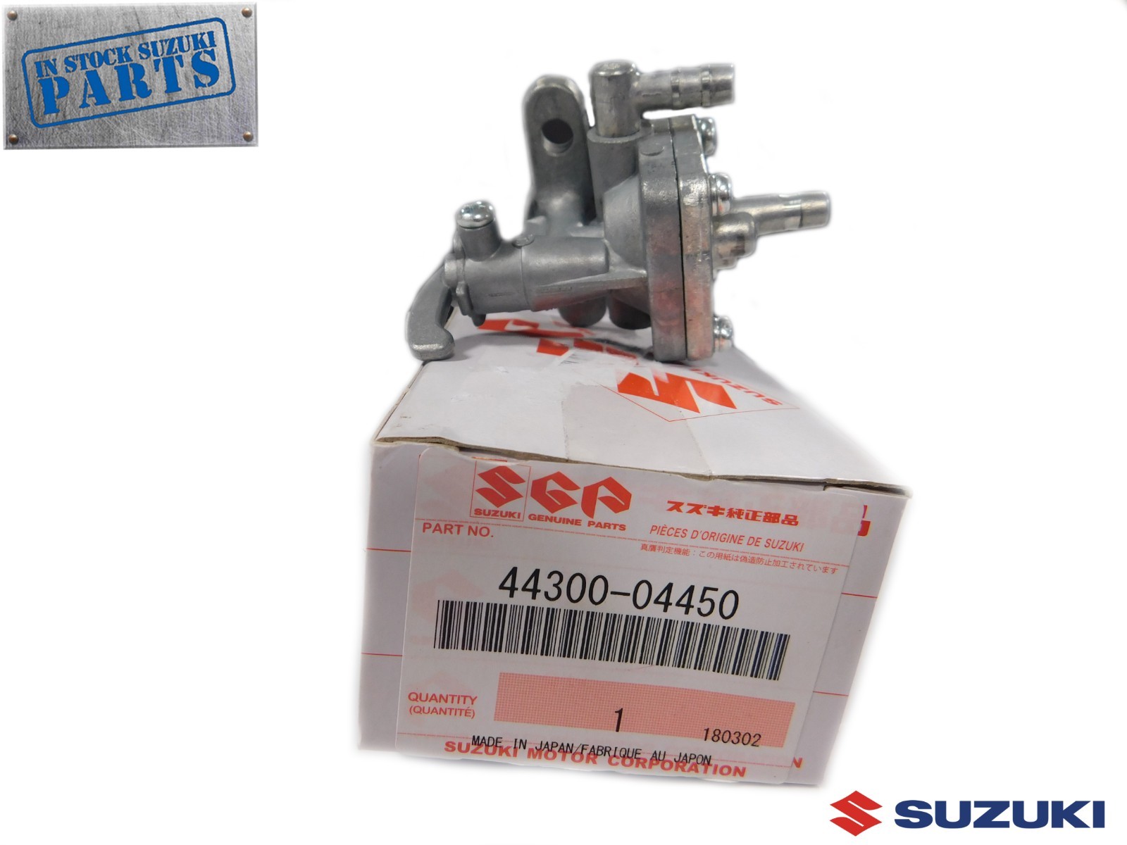 NEW OEM FUEL PETCOCK VALVE 1984 - 1987 SUZUKI LT50 LT 50 QUADRUNNER ...