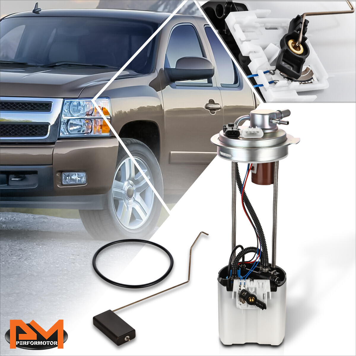 For 07-08 Silverado/Sierra 1500 5.3L Flex Engine Electrical Fuel Pump ...