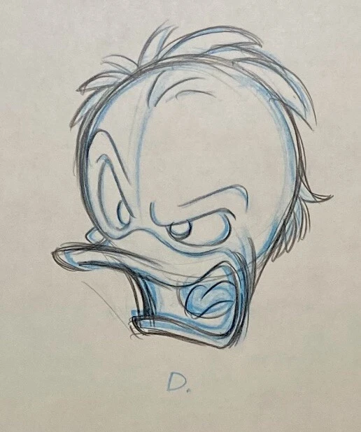 Donald Duck Angry Face