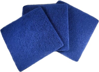 3-Pack Koi Pond Filter Pad Media 12.5" x 12.5" for Backyard Ponds ...