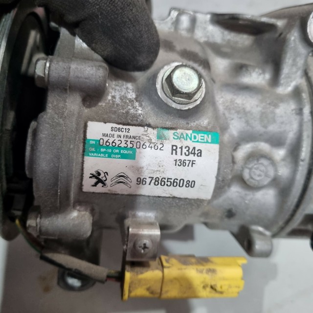 Peugeot 208 A/c AC Compressor #e5152 9678656080 Sanden Sd6c12 1367 for ...