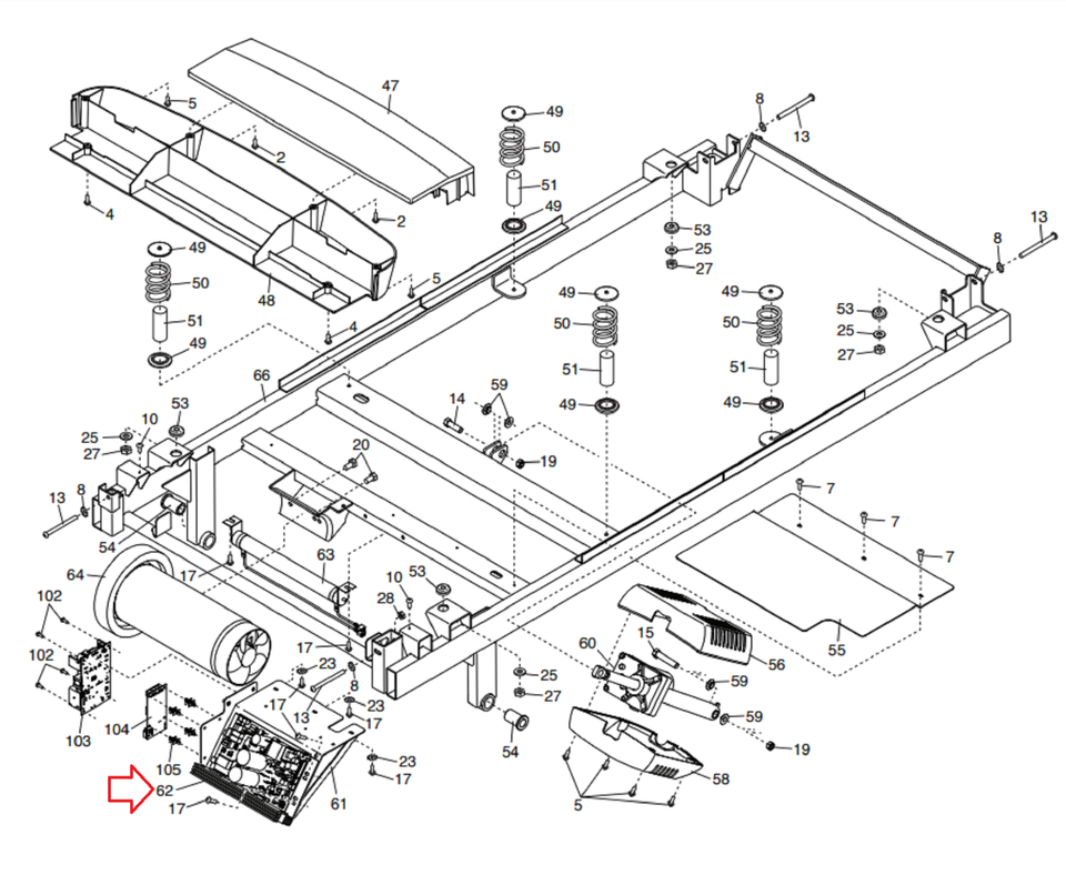 Nordictrack X22i X32i Treadmill Lower Motor Control Board Controller ...
