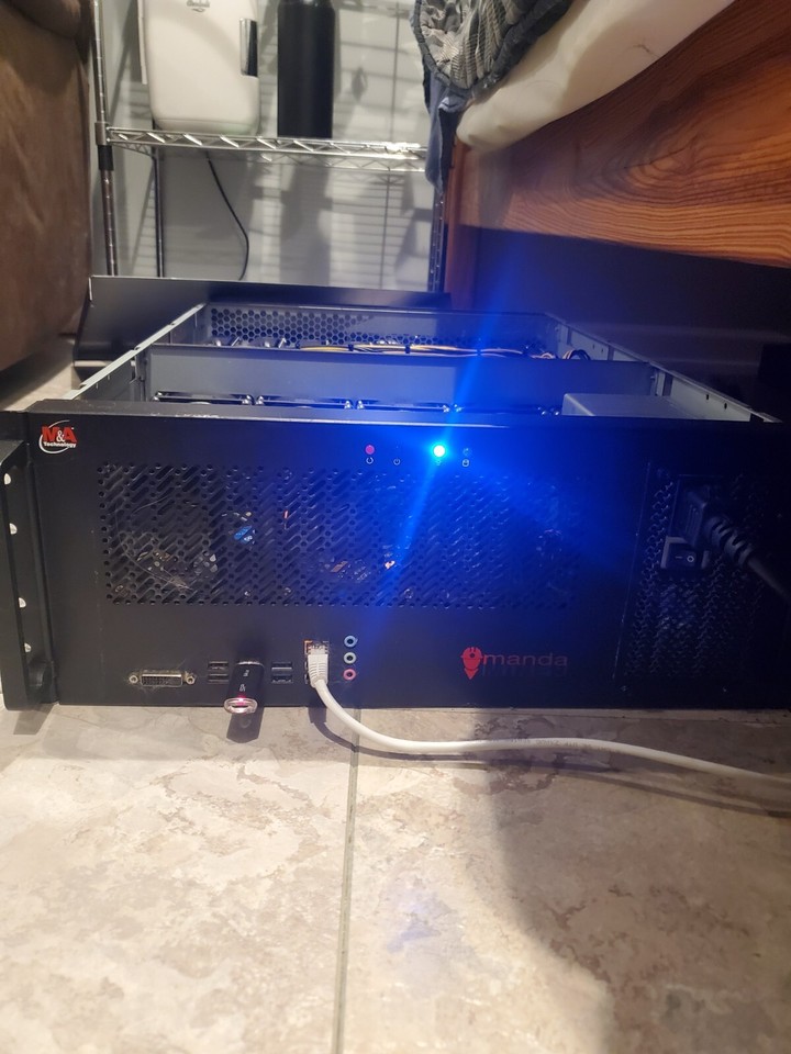 crypto miner rig with 8x Asus p106-100 gpus | eBay