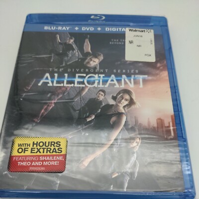 The Divergent Series: Allegiant (Blu-ray/DVD, 2016) NEW SEALED ...
