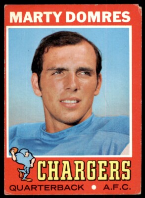 1971 TOPPS. MARTY DOMRES SAN DIEGO CHARGERS #66 | eBay