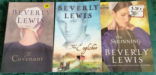 BEVERLY LEWIS Amish Romance Book Lot (3) The Shunning The Englisher The ...