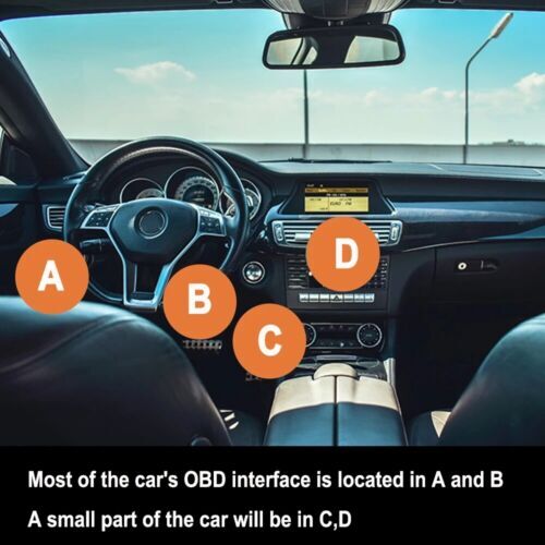 OBD2 ELM 327 Car Scanner Tool Android IOS Error Code Mini BT Reader For ...