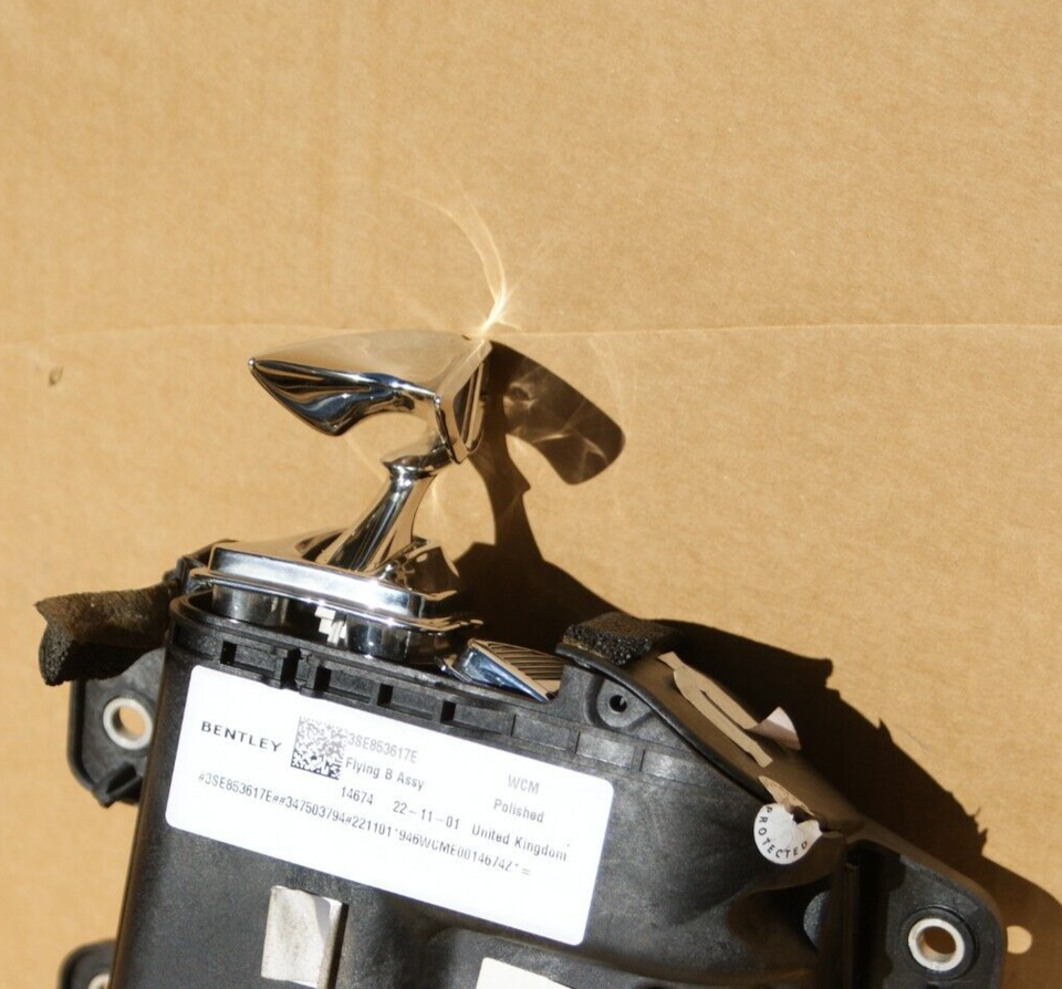 2020-2024 oem Bentley Flying B HOOD ORNAMENT Elevating Mechanism ...