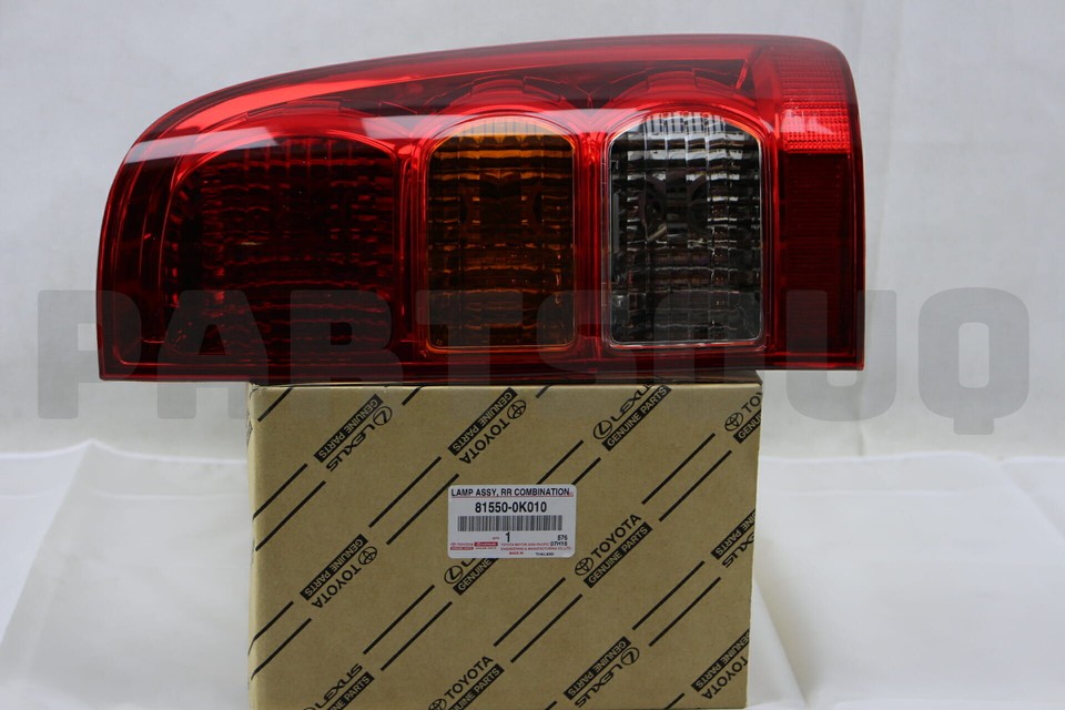 815500K010 Genuine Toyota LAMP ASSY, REAR COMBINATION, RH 81550-0K010 ...